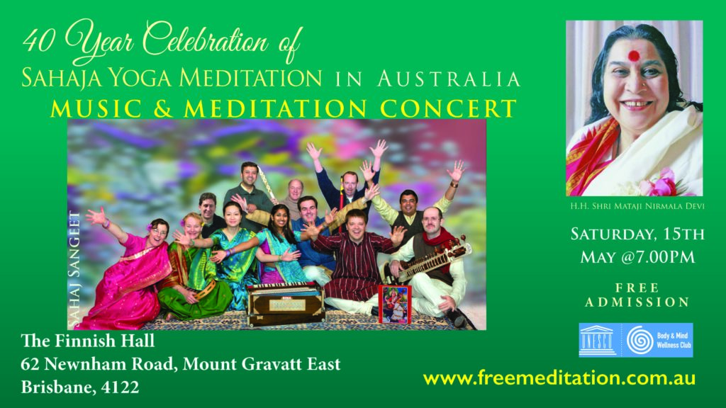 Music and Meditation Program, Brisbane | Light of Love – Sahaja Yoga ...