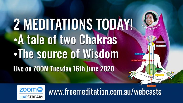 2 Meditations – Live on Zoom 16th June 2020 – Sahaja Yoga Meditation ...