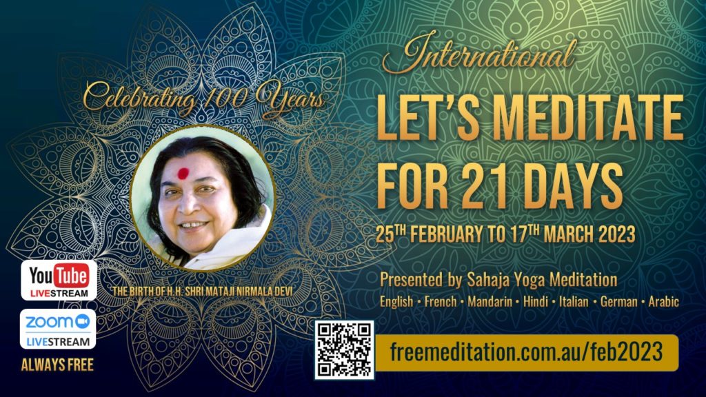 21Day Course – Sahaja Yoga Meditation Australia