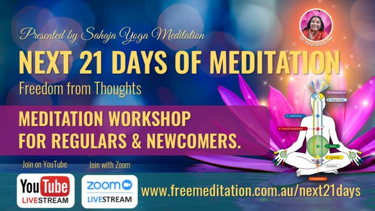 Online Meditation Workshop – Sunday 5th September 2021 – Sahaja Yoga ...
