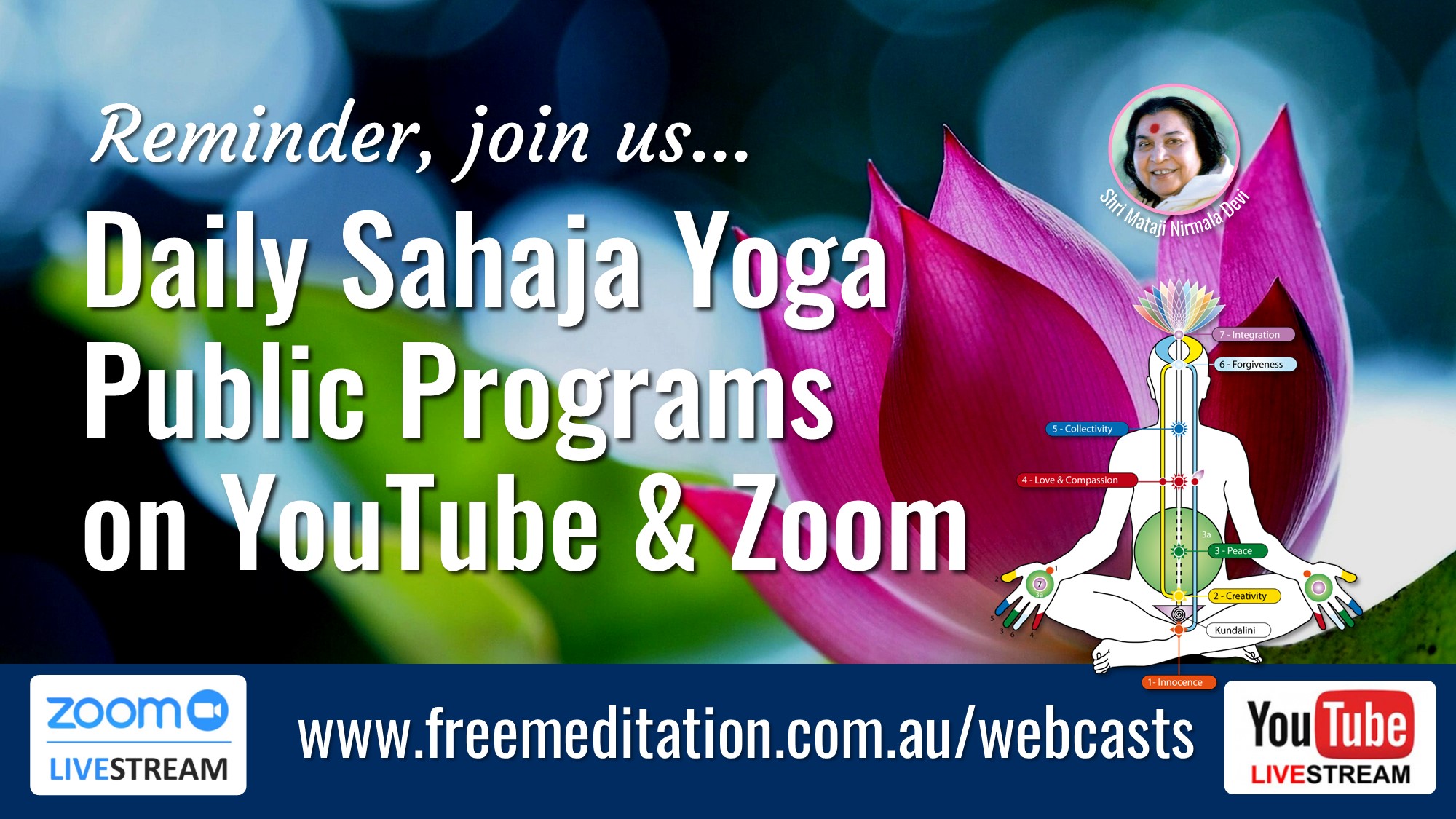 This week’s meditation webcasts – 31st January 2021 | Sahaja Yoga ...