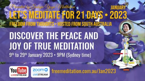 21Day Course – Sahaja Yoga Meditation Australia